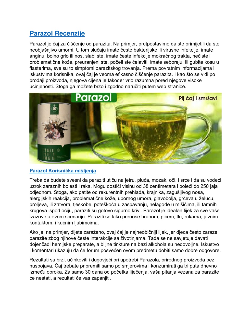PPT - Parazol-Recenzije PowerPoint Presentation, free download - ID ...