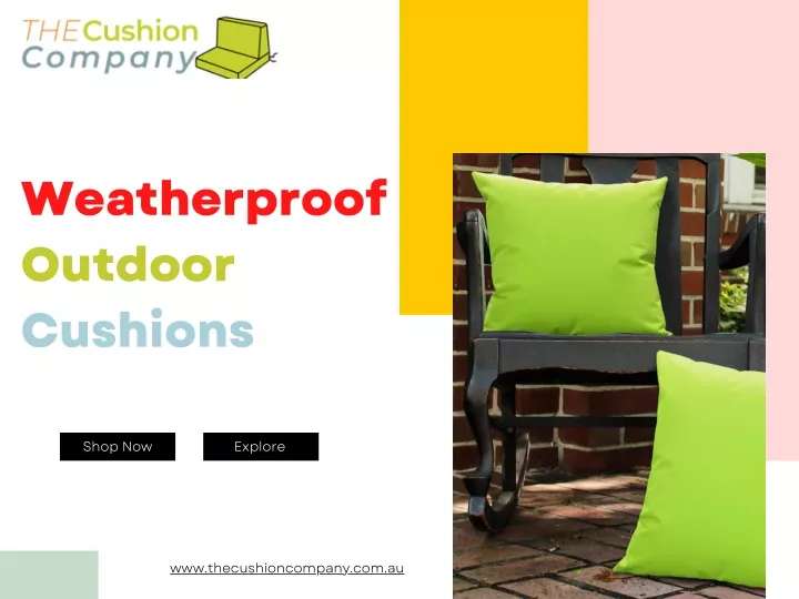 PPT - Weatherproof Outdoor Cushions PowerPoint Presentation, free ...