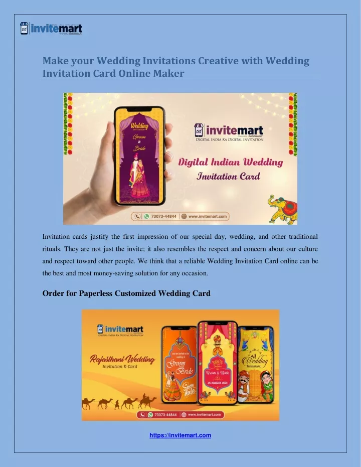 PPT - Make your Wedding Invitations Creative with Wedding Invitation ...