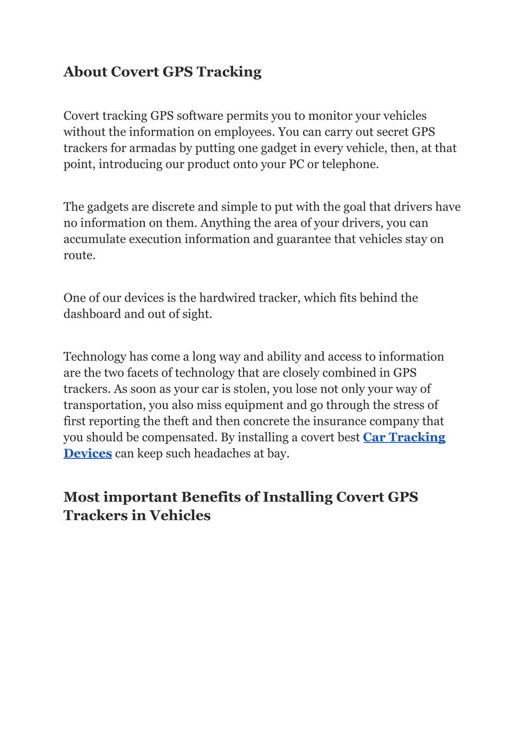 PPT - Top 5 Reasons To Install Covert GPS Trackers In Cars PowerPoint ...