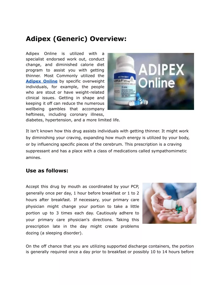 PPT - Information About The Adipex Pharmacy Health Store PowerPoint ...