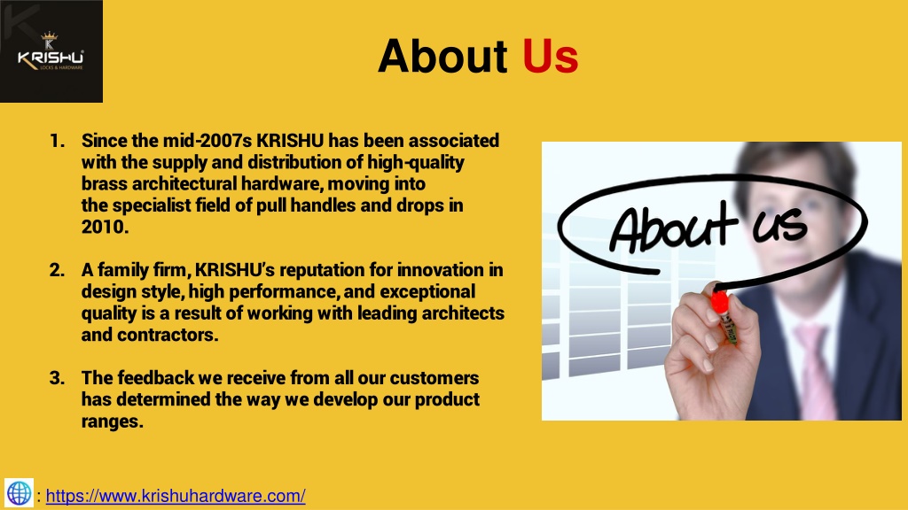 PPT - Door locks Manufacturers in India Krishu Hardware PowerPoint ...