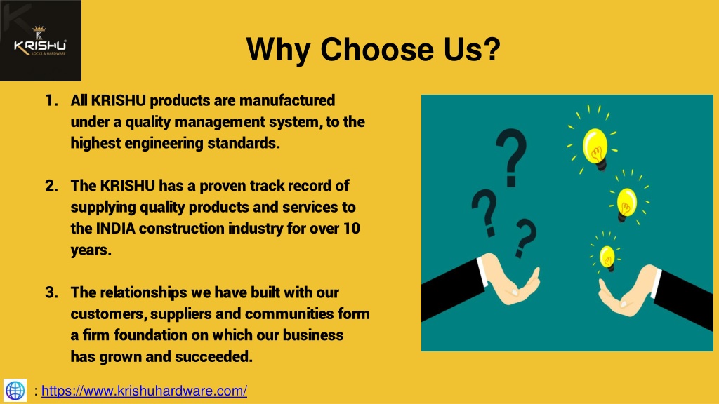 PPT - Door locks Manufacturers in India Krishu Hardware PowerPoint ...