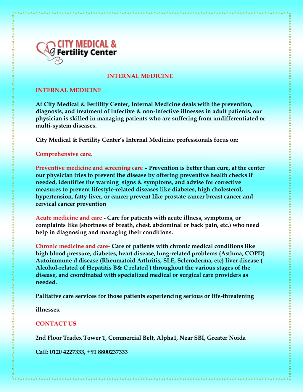 PPT - Best Internal Medicine Consultant & Doctor in Greater Noida ...