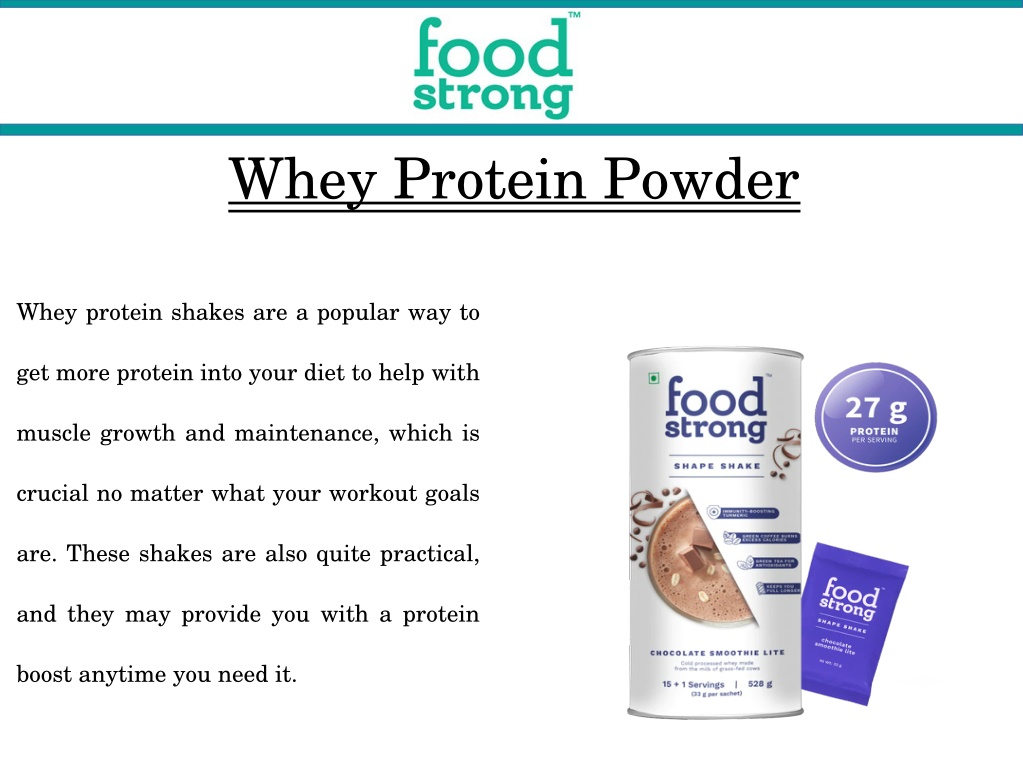 PPT - Whey Protein Powder PowerPoint Presentation, free download - ID ...