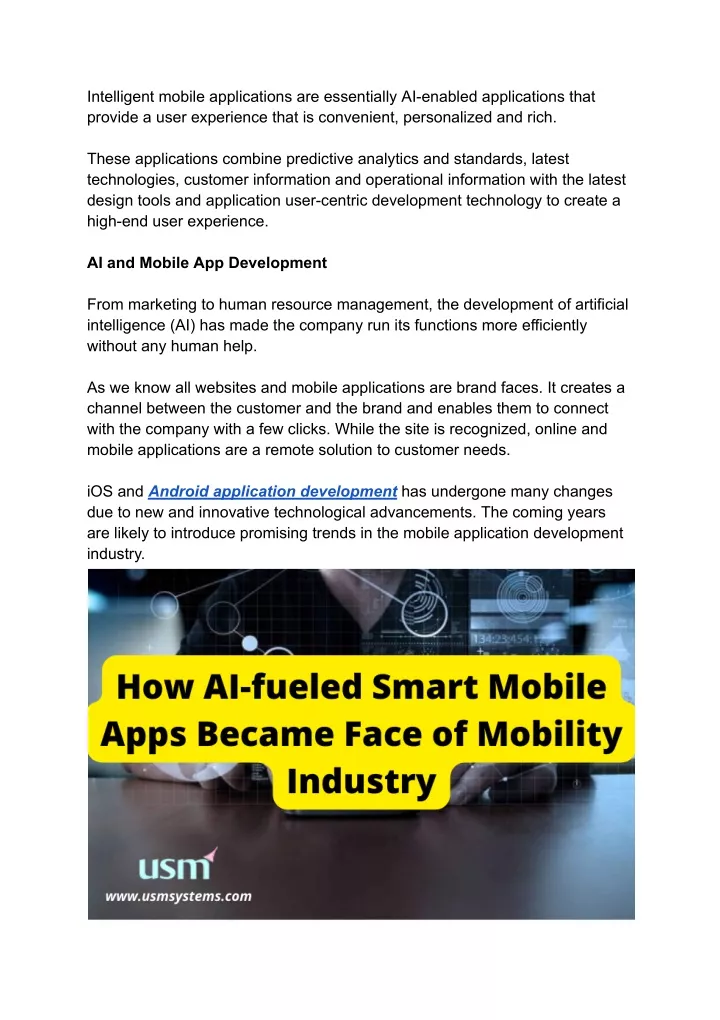 PPT - How AI-fueled Smart Mobile Apps Became Face of Mobility Industry ...