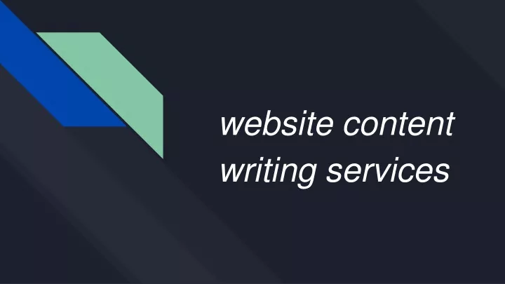 PPT - website content writing services PowerPoint Presentation, free ...