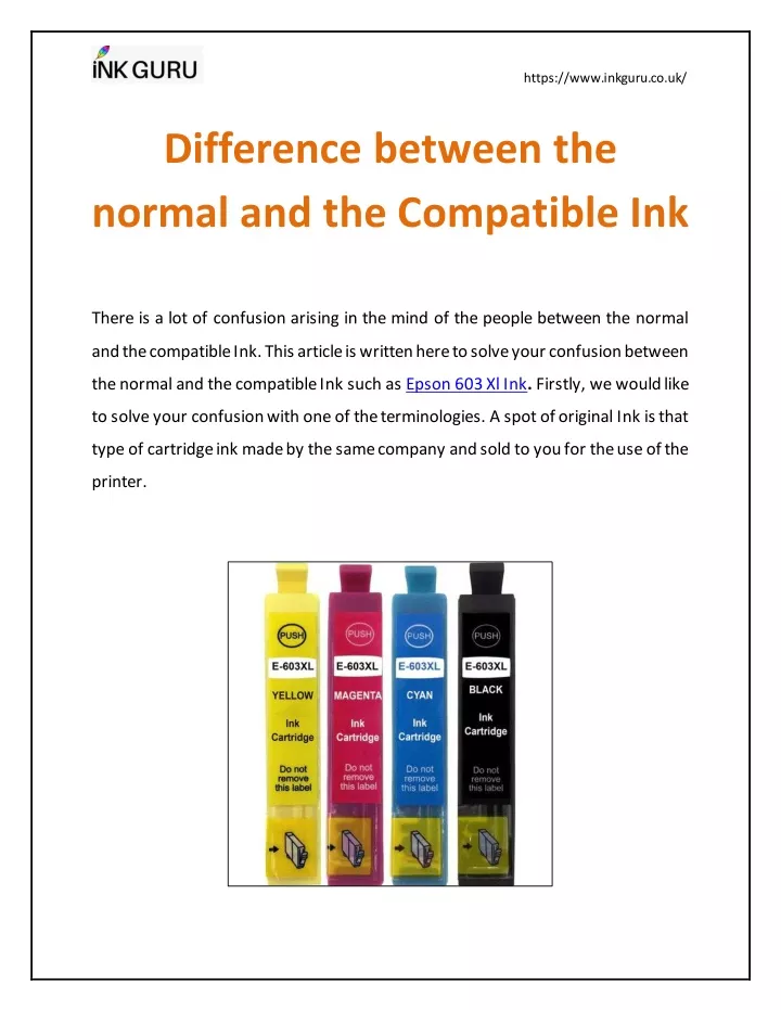 PPT - Difference between the normal and the Compatible Ink PowerPoint ...