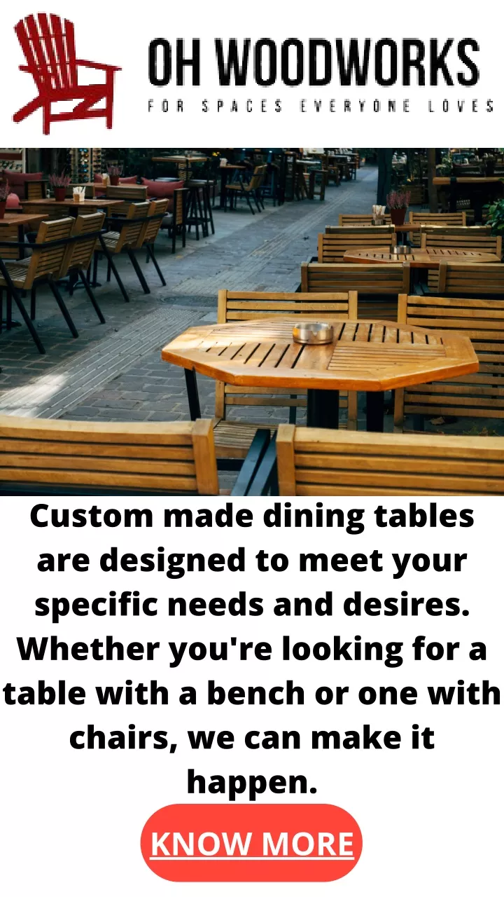 PPT - Custom made dining Tables PowerPoint Presentation, free download ...