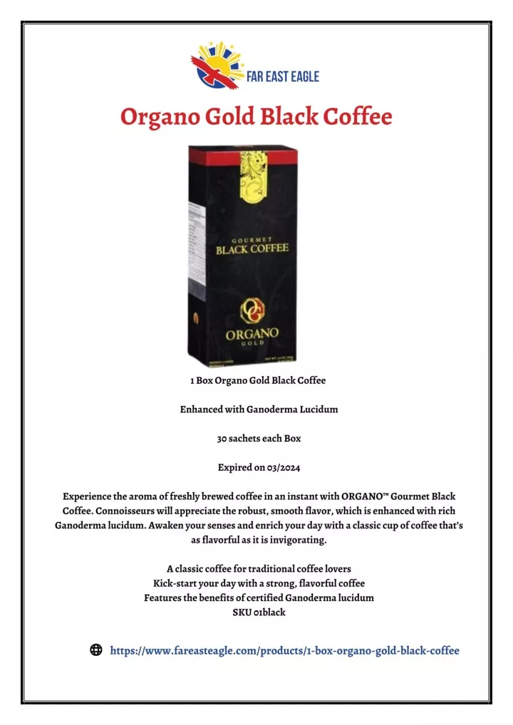 PPT - Organo Gold Black Coffee PowerPoint Presentation, free download ...