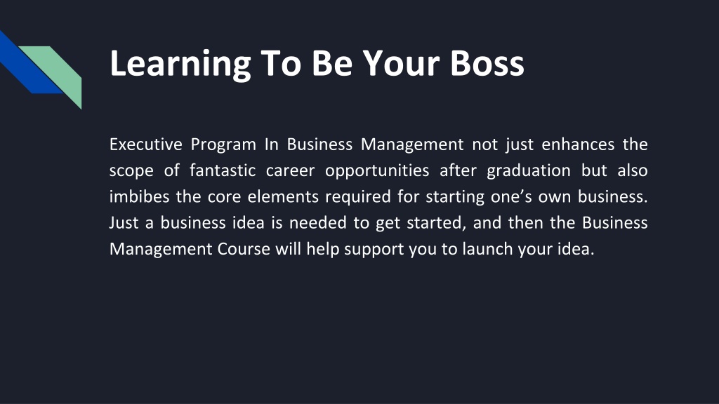 PPT - Reasons To Choose Management Courses PowerPoint Presentation ...