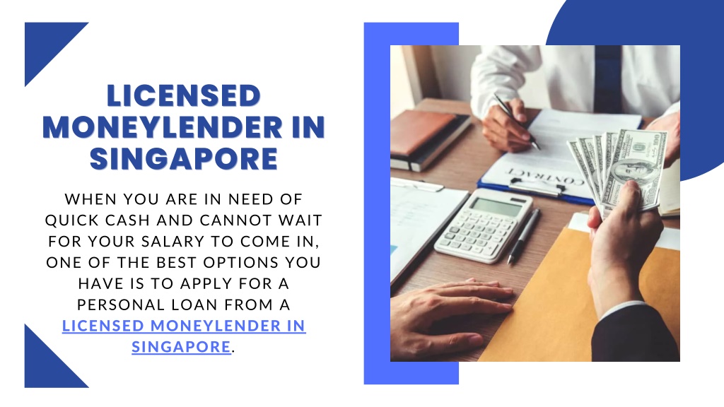 PPT - How a Licensed Moneylender in Singapore Provides Personal Loan ...