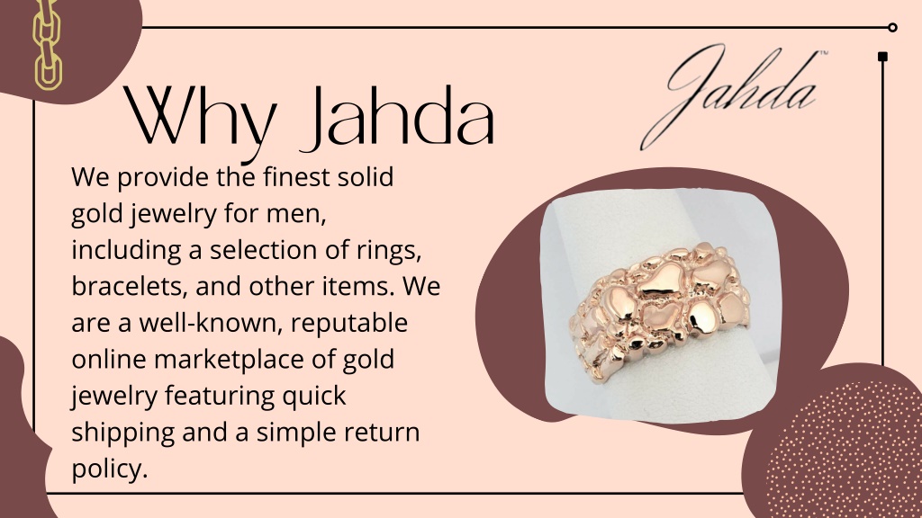 PPT - Best Gold Jewelry for Men: Jahda PowerPoint Presentation, free ...