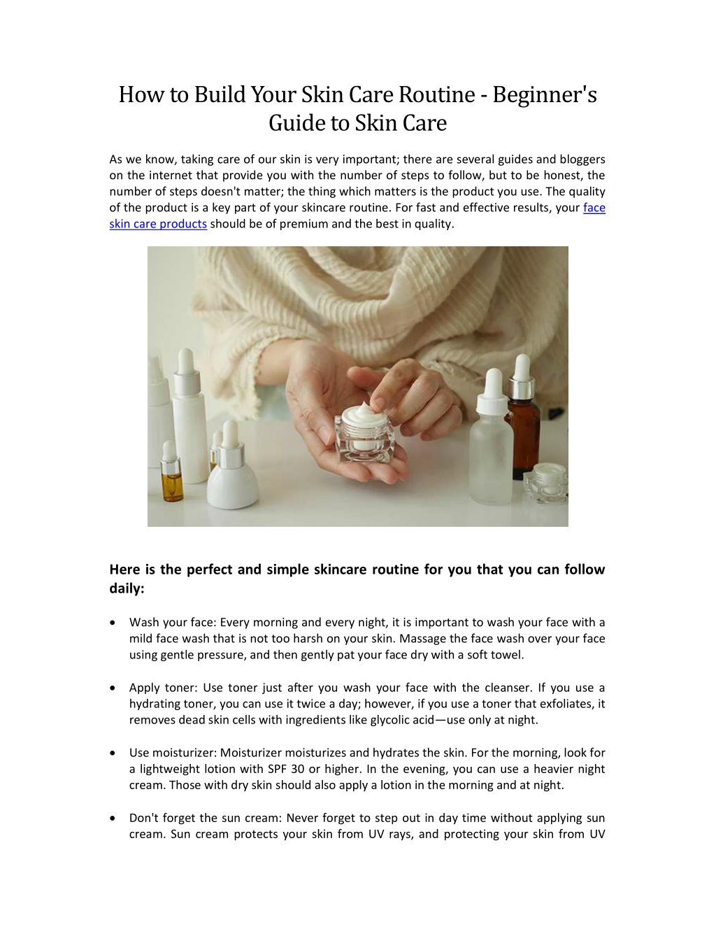 PPT - Natural Skin Care for Face Products | Face Of Nature PowerPoint ...