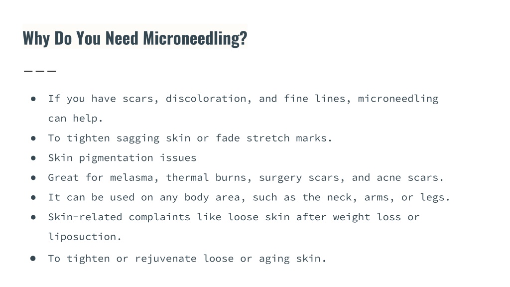 PPT - microneedling treatment PowerPoint Presentation, free download ...