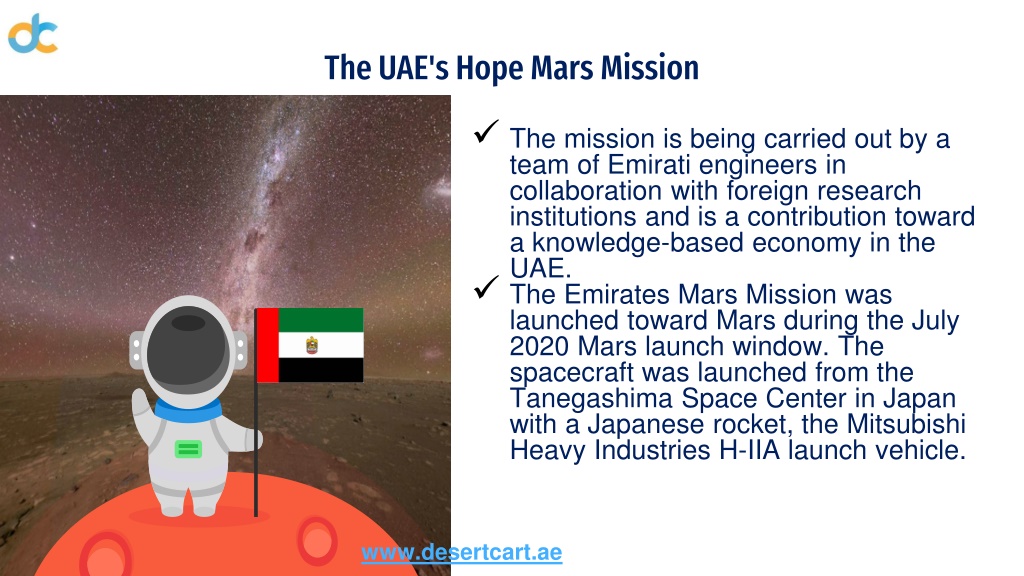 PPT - Important Things You Should Know About UAE’s Space Mission ...