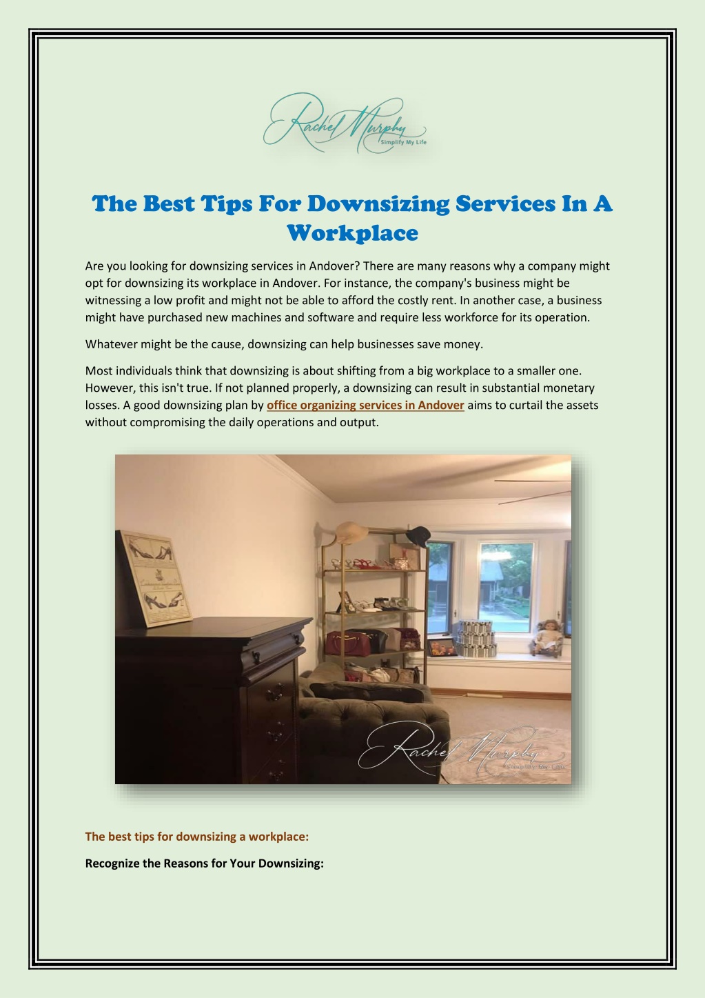 PPT - The Best Tips For Downsizing Services In Andover PowerPoint Presentation - ID:11499647