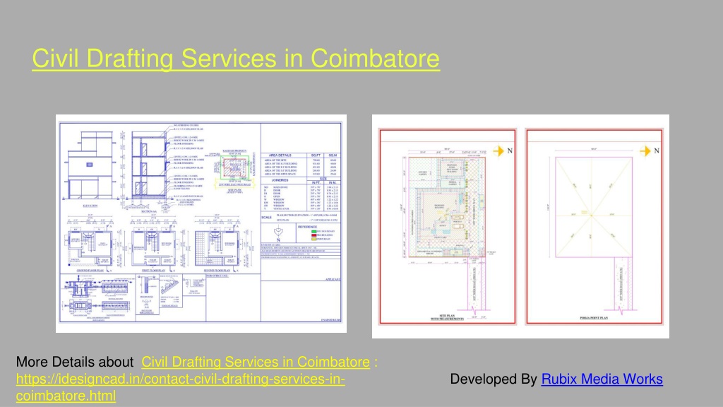 PPT - Civil Drafting Services in Coimbatore (www.idesigncad.in ...