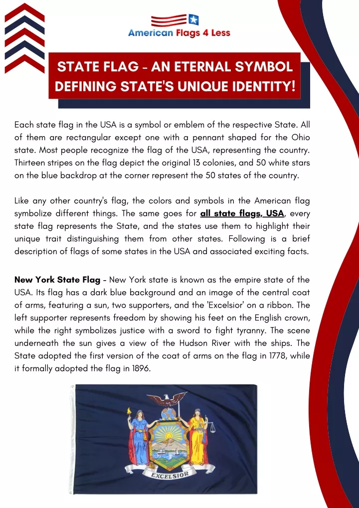PPT - State Flag - An Eternal Symbol Defining State's Unique Identity ...