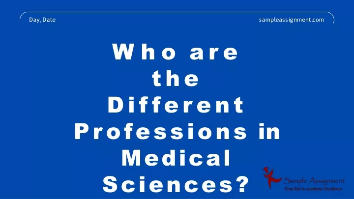 PPT - What are the Challenges in Medical Sciences Professions ...