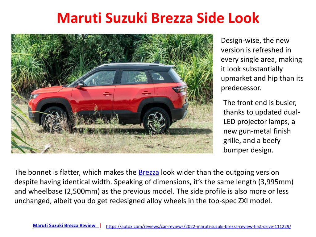 PPT - Maruti Suzuki Brezza Review, Brezza Review PowerPoint ...