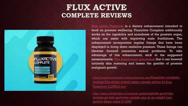 PPT - Flux active Complete Reviews PowerPoint Presentation, free download - ID:11502042