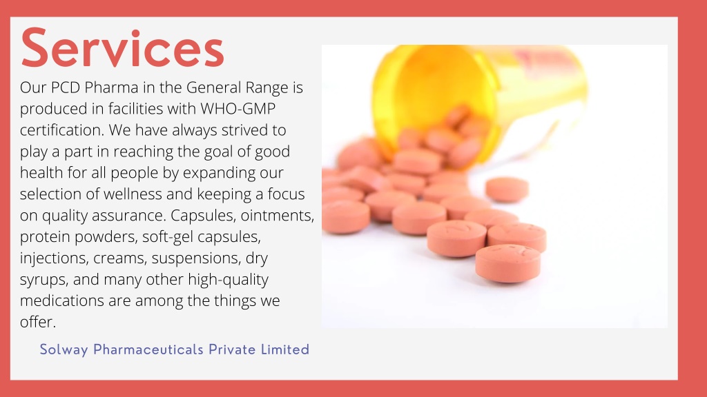 PPT - Pharma PCD company in Quality Products |Solway Pharmaceuticals ...