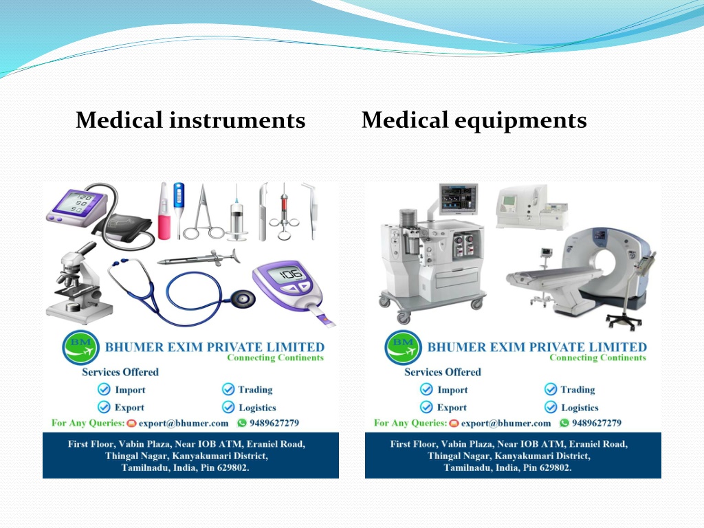 PPT - Medical supplies Exporter in India -Bhumer exim PowerPoint ...