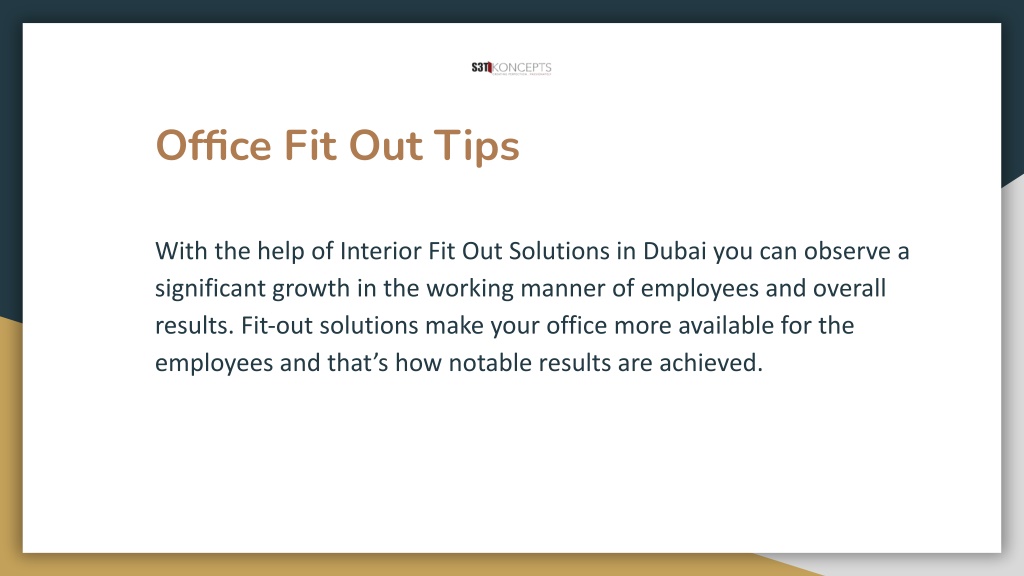 PPT - Tips for Effective Office Fit Out Solutions PowerPoint ...