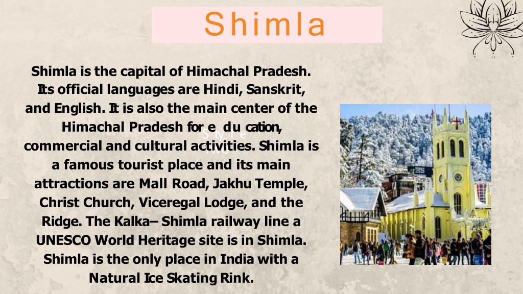 PPT - Some Interesting Facts About Chandigarh Shimla & Manali For Best ...