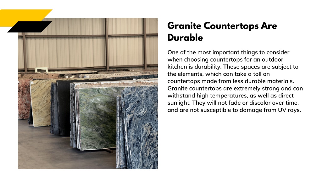 PPT - Why Install Granite Countertops in Your Outdoor Kitchen ...