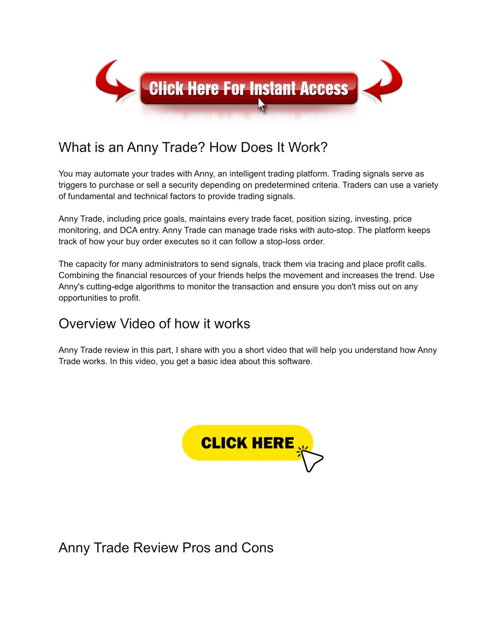 PPT - Anny Trade Review - Big Opportunity Don't Miss Out - Read More ...