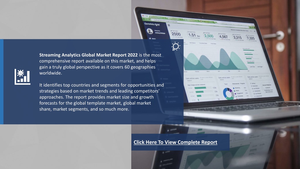 PPT - Streaming Analytics Market Drivers, Industry Demand And ...
