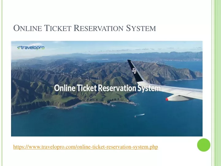 PPT - Online Ticket Reservation System PowerPoint Presentation, free ...