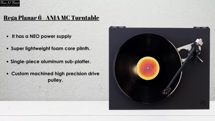 PPT - Rega Turntable 6 - ANIA MC Turntable PowerPoint Presentation ...