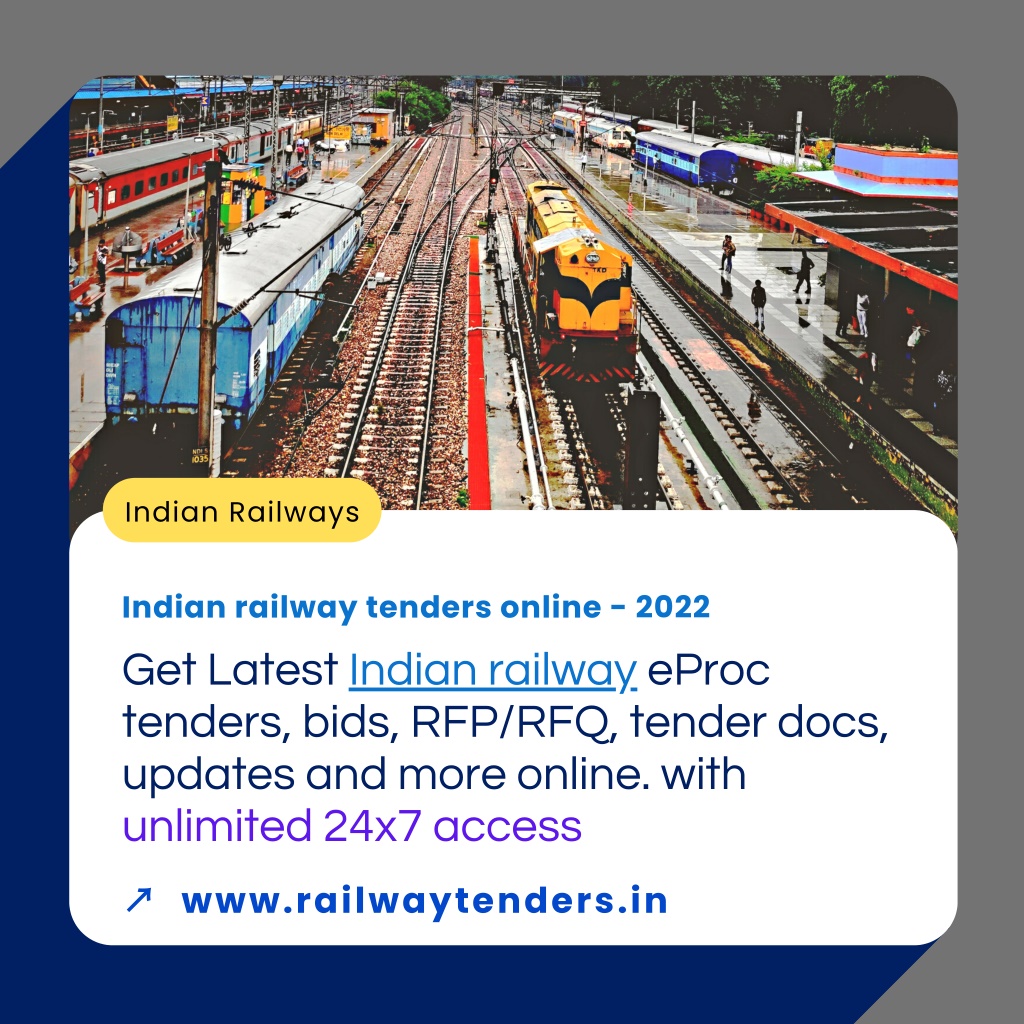 PPT - indian railway tender complete eprocurement info - 2022 ...