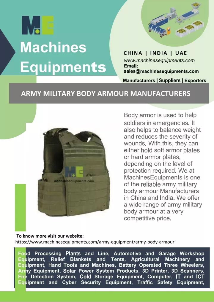 PPT - Army Military Body Armour Manufacturers PowerPoint Presentation ...