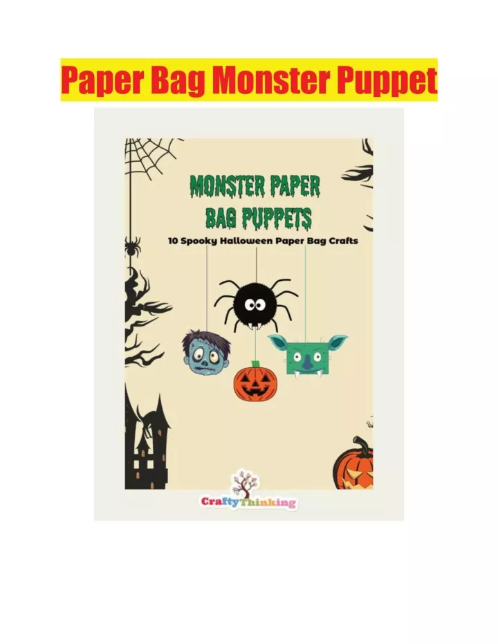 PPT - Paper Bag Monster Puppet PowerPoint Presentation, free download ...