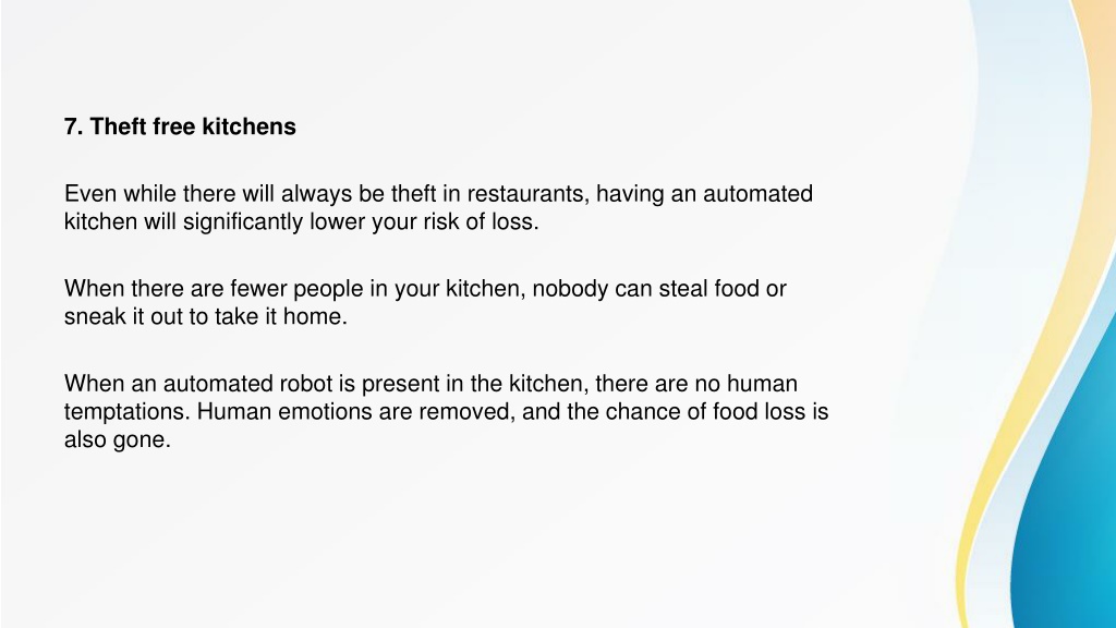 PPT - 7 Benefits to Operating a Fully Automated Kitchen PowerPoint ...