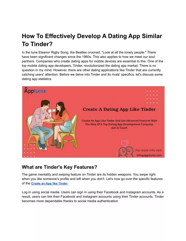 PPT - How To Effectively Develop A Dating App Similar To Tinder? PowerPoint Presentation - ID ...