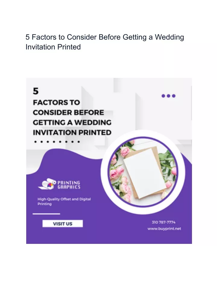 PPT 5 Factors To Consider Before Getting A Wedding Invitation Printed ppt-5-factors-to-consider-before-getting-a-wedding-invitation-printed