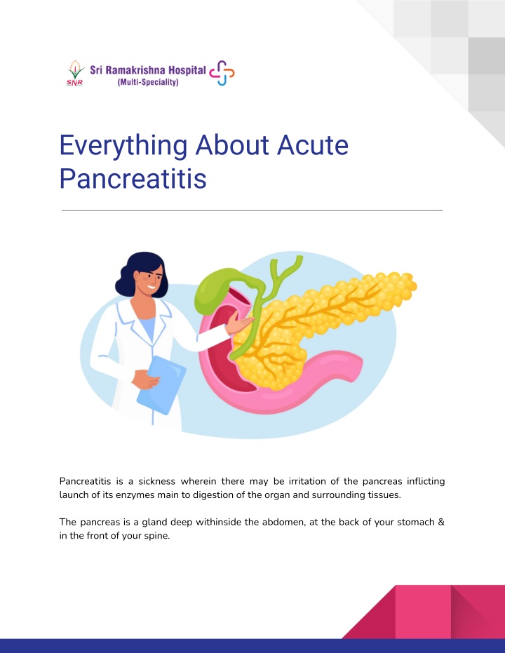 PPT - Everything About Acute Pancreatitis PowerPoint Presentation, free ...