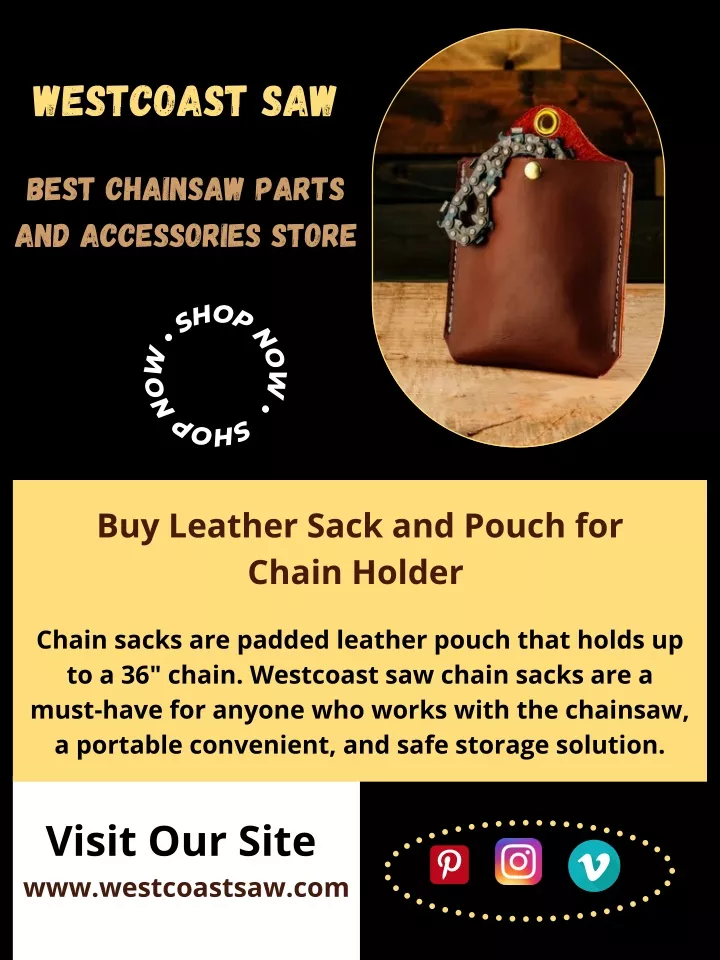 PPT - Buy Leather Sack and Pouch for Chain Holder PowerPoint ...