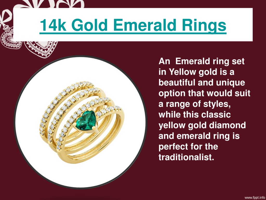 PPT - Emerald and Diamond Rings for Women- Murat LA Los Angeles ...