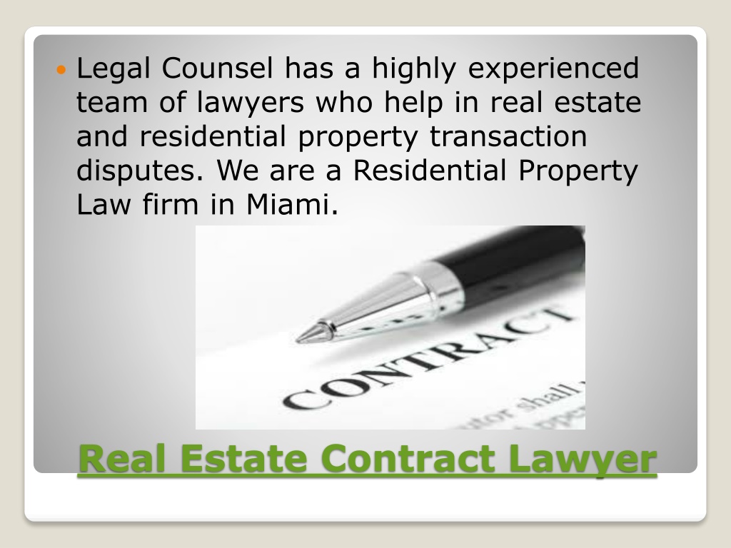 PPT - Commercial Property Lawyer PowerPoint Presentation, free download ...