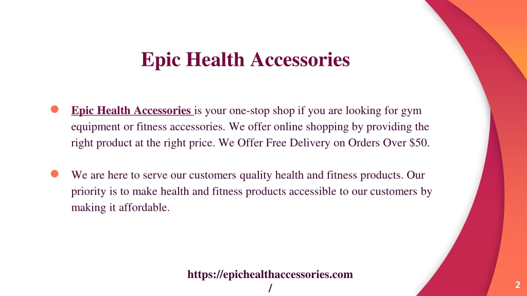 PPT - Epic Health Accessories PowerPoint Presentation, free download ...