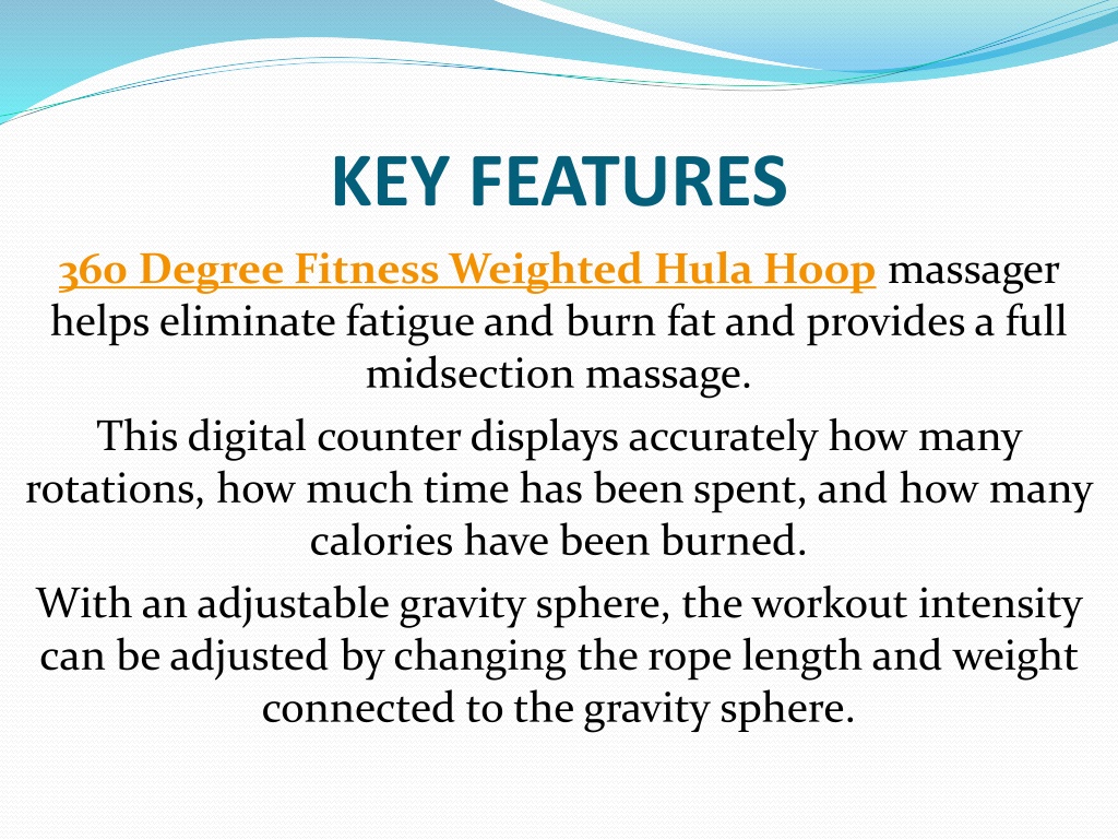 PPT - The Best Weighted Hula Hoop To Shrink Belly Fat PowerPoint ...