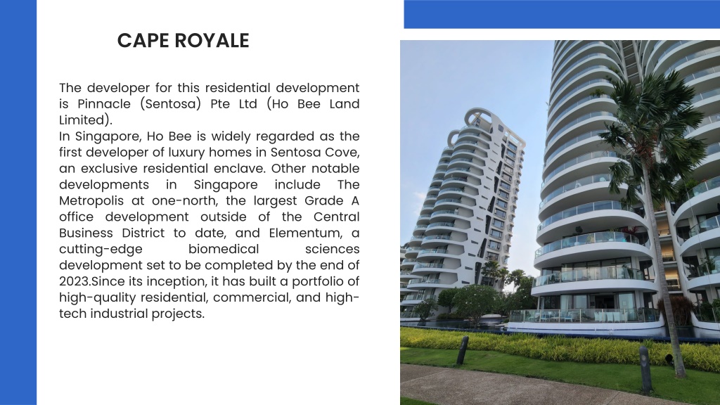 PPT - Foor Plan of Cape Royale Sentosa PowerPoint Presentation, free ...