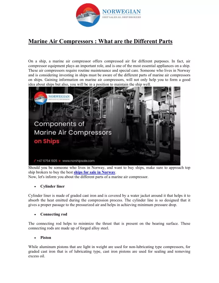 PPT - Marine Air Compressors What are the Different Parts PowerPoint ...