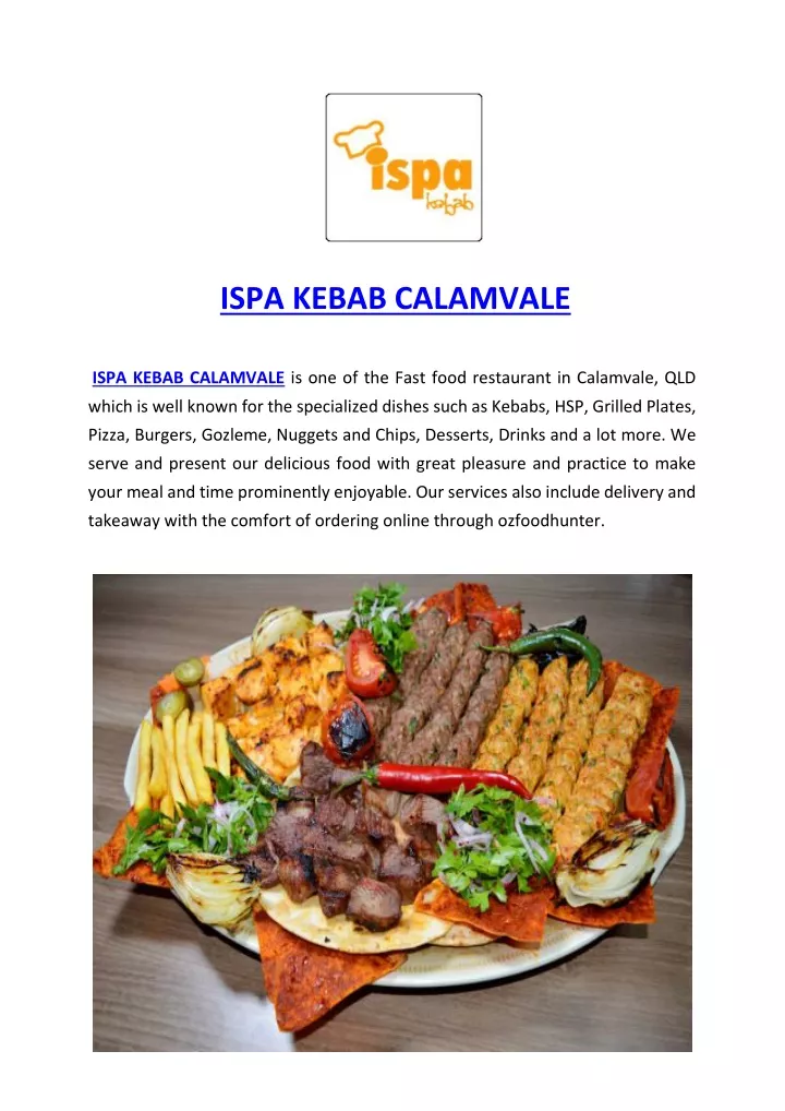 PPT - ISPA KEBAB CALAMVALE PowerPoint Presentation, free download - ID ...